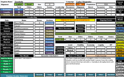 Pathfinder kingdom sheet - Pathfinder Character Sheet Editable ...